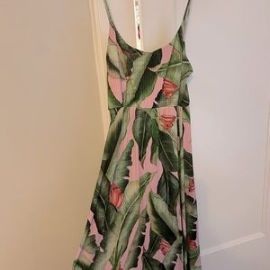 FARM Rio | Dresses | Farm Rio Banana Leaves Midi Dress | Poshmark